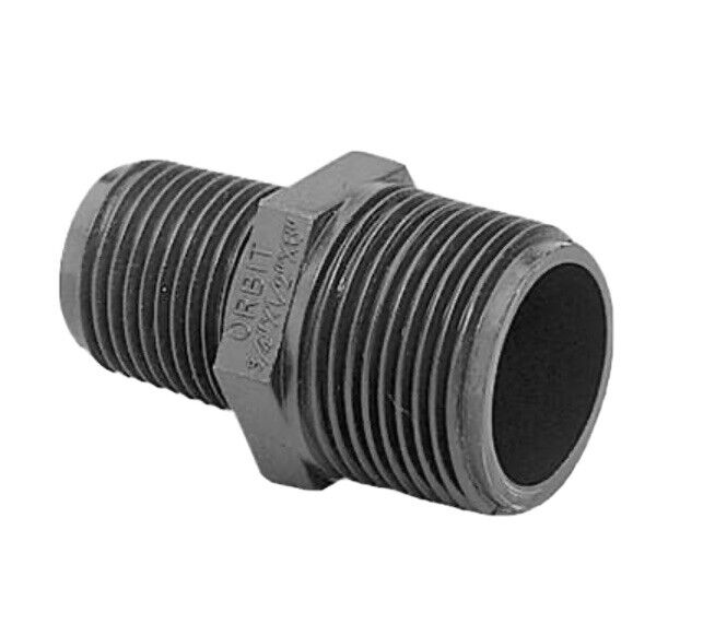 Underground Sprinkler Riser Extension Adapter, 1/2 x 3/4-In. Male ...