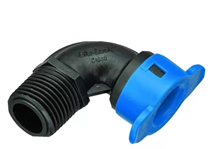 Orbit Blue Lock elbow 1/2 in. x 3/4 in. MIPT, 80 PSI | Irrigation Pro ...